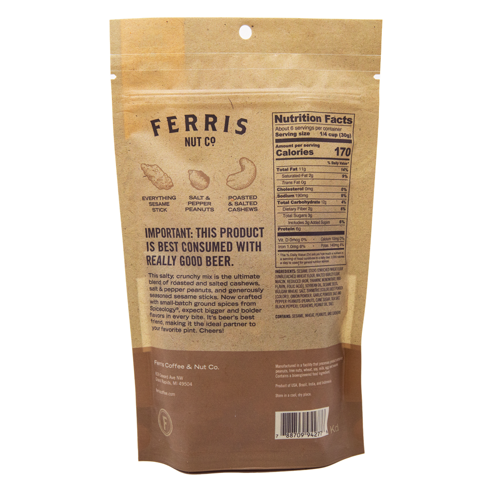 Everything flavored Craft Beer Mix - 6 oz | Ferris Nut Co. – Ferris ...