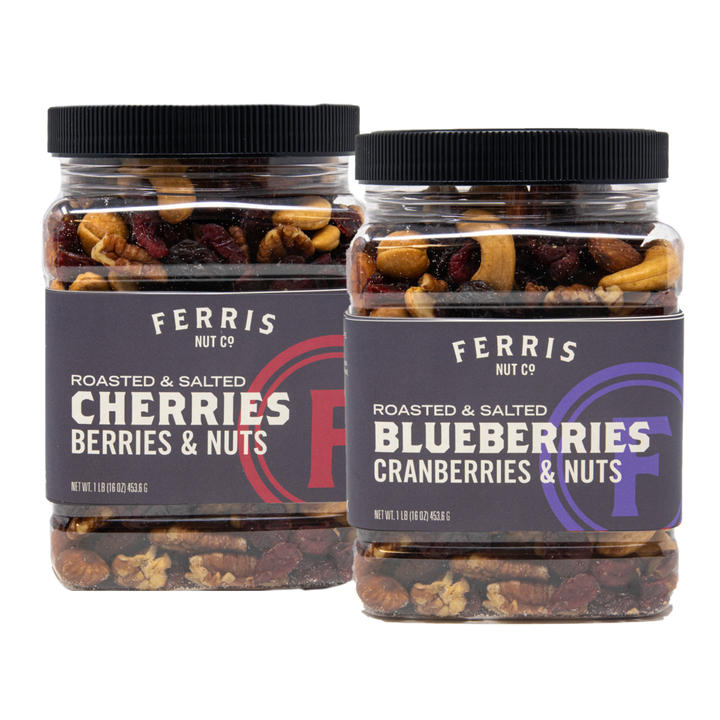 Berry Nut Jar Duo | Roasted & Salted Trail Mix Gift Set | Ferris ...