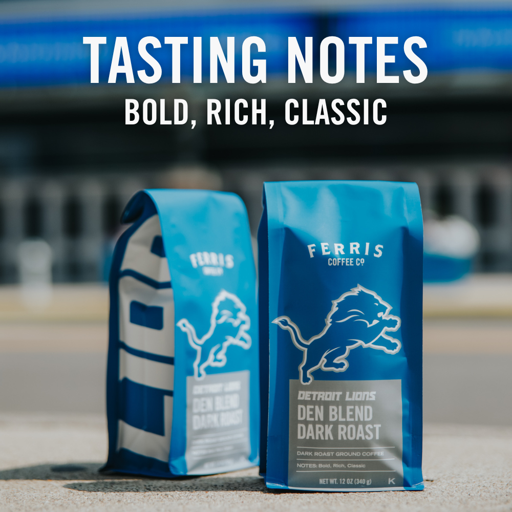 Den Blend Dark Roast by Ferris Coffee, the Official Coffee of The ...