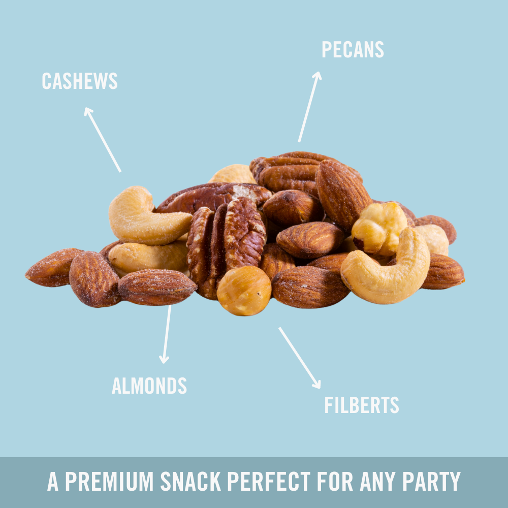 Ferris Coffee & Nut Co. Roasted Salted Deluxe Mixed Nuts – Gourmet Gift ...