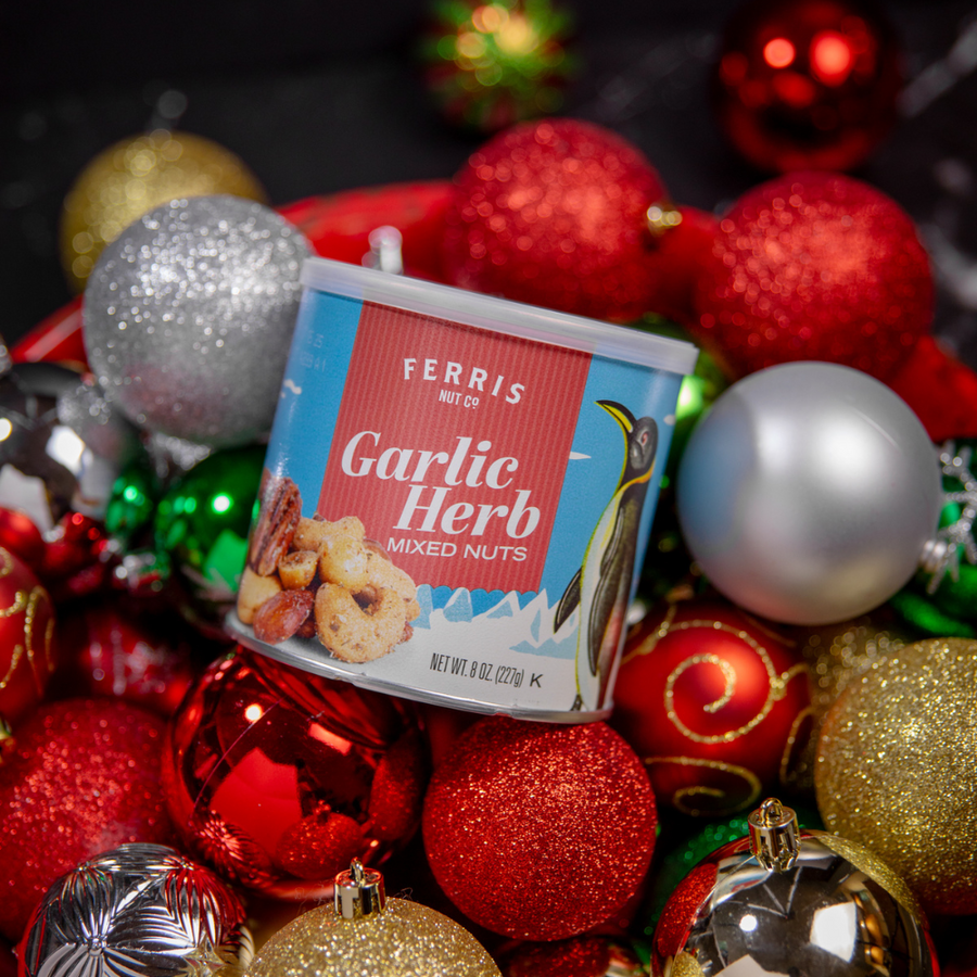 Ferris Coffee & Nut Co. Garlic Herb Nuts Mix – Flavored Mixed Nuts for ...