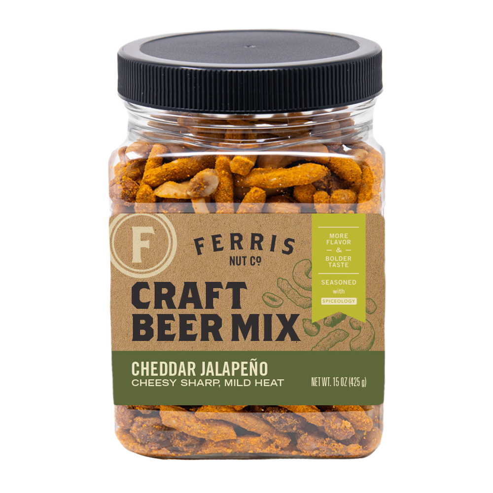 Cheddar Jalapeño Craft Beer Mix | Ferris Nut Co. – Ferris Coffee & Nut Co.
