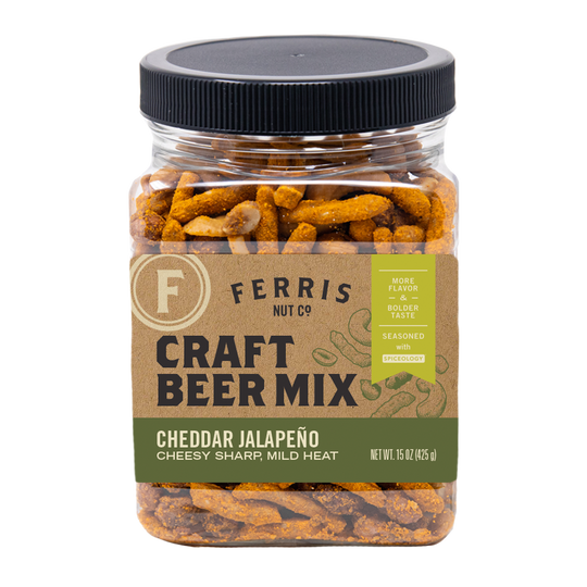 Cheddar Jalapeño Craft Beer Mix | Ferris Nut Co. – Ferris Coffee & Nut Co.